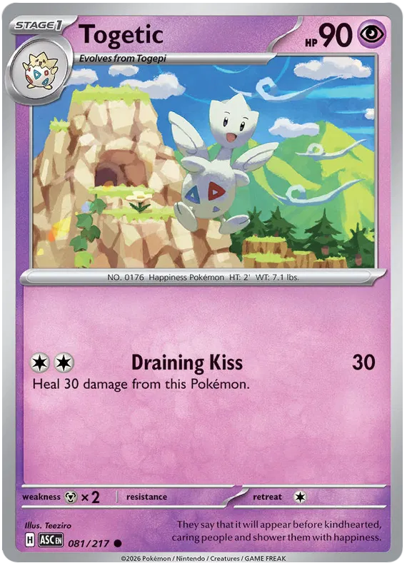 Ascended Heroes - 081/217 - Togetic – Cards Center